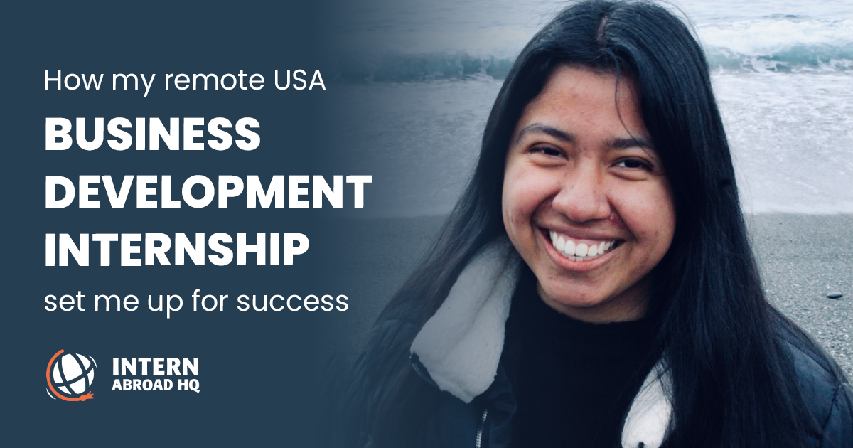 How my remote USA Business Development internship set me up for success | Intern Abroad HQ